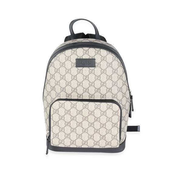 Gucci | Bags | Gucci Gg Supreme Canvas Black Leather Small Eden ...